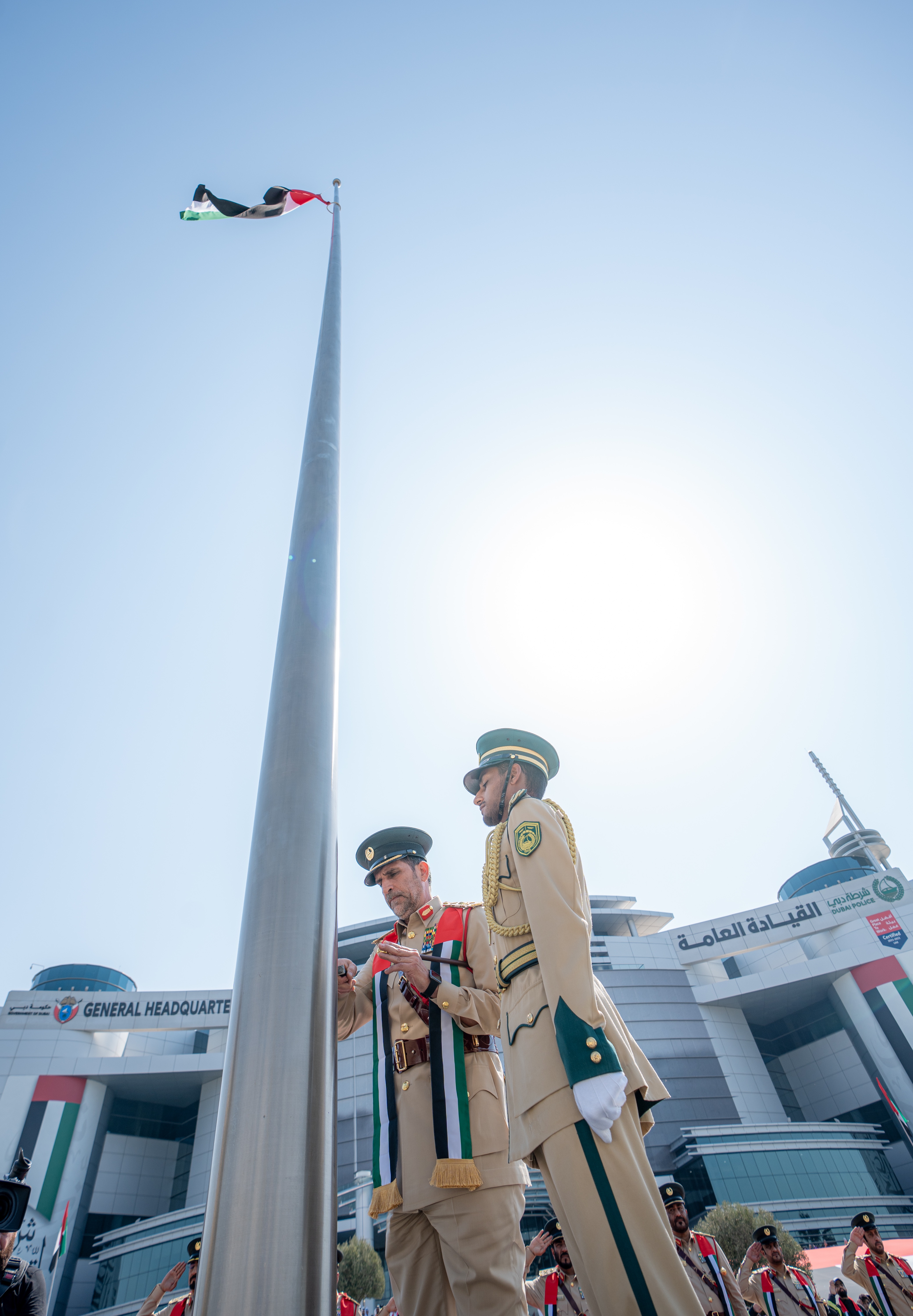Dubai Police celebrates UAE Flag Day