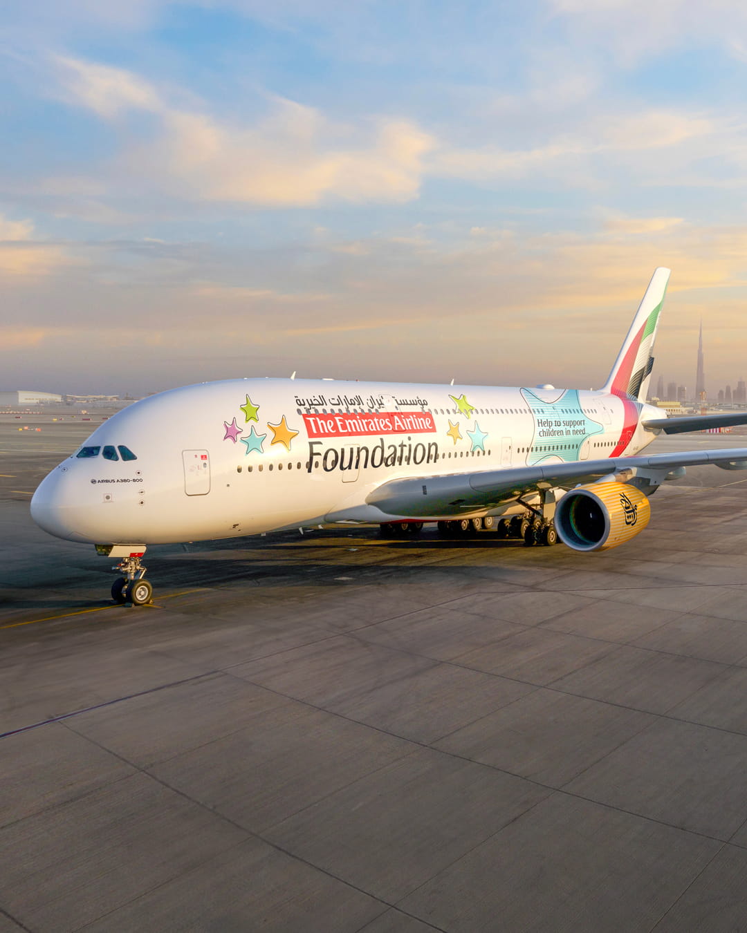 Dedicated A380 livery unveiled, highlighting the Emirates Airline ...