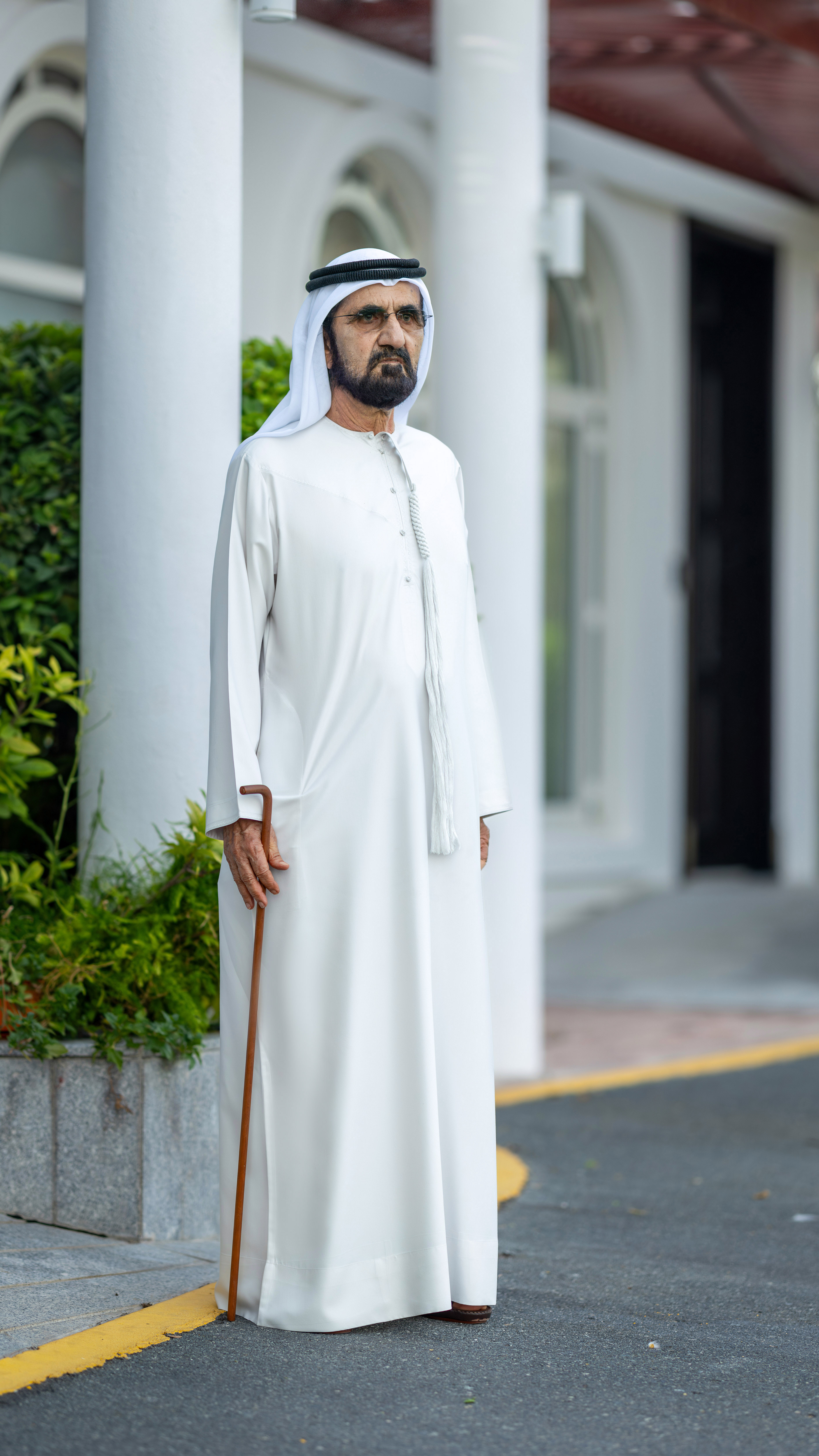 Mohammed bin Rashid meets with Mansour bin Zayed at Al Marmoom