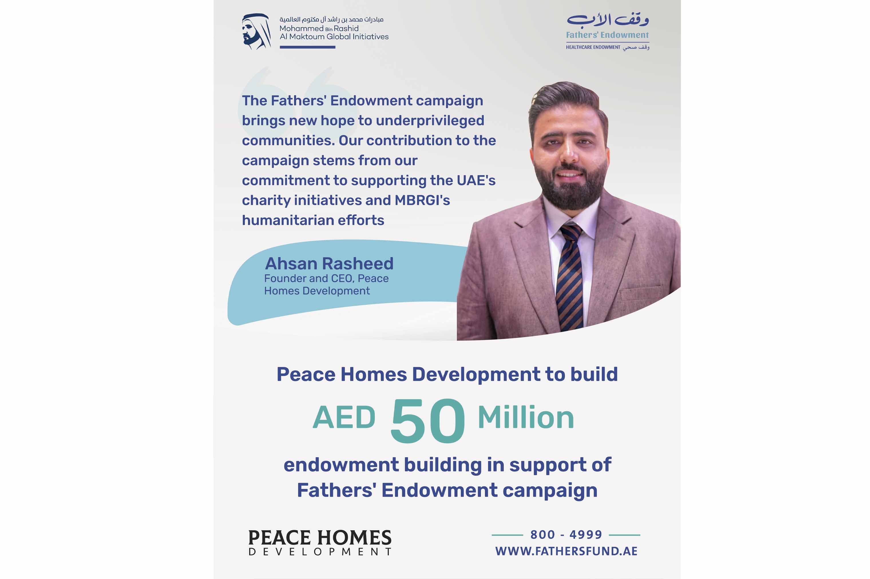 Peace Homes Development to build AED 50 million endowment building in ...