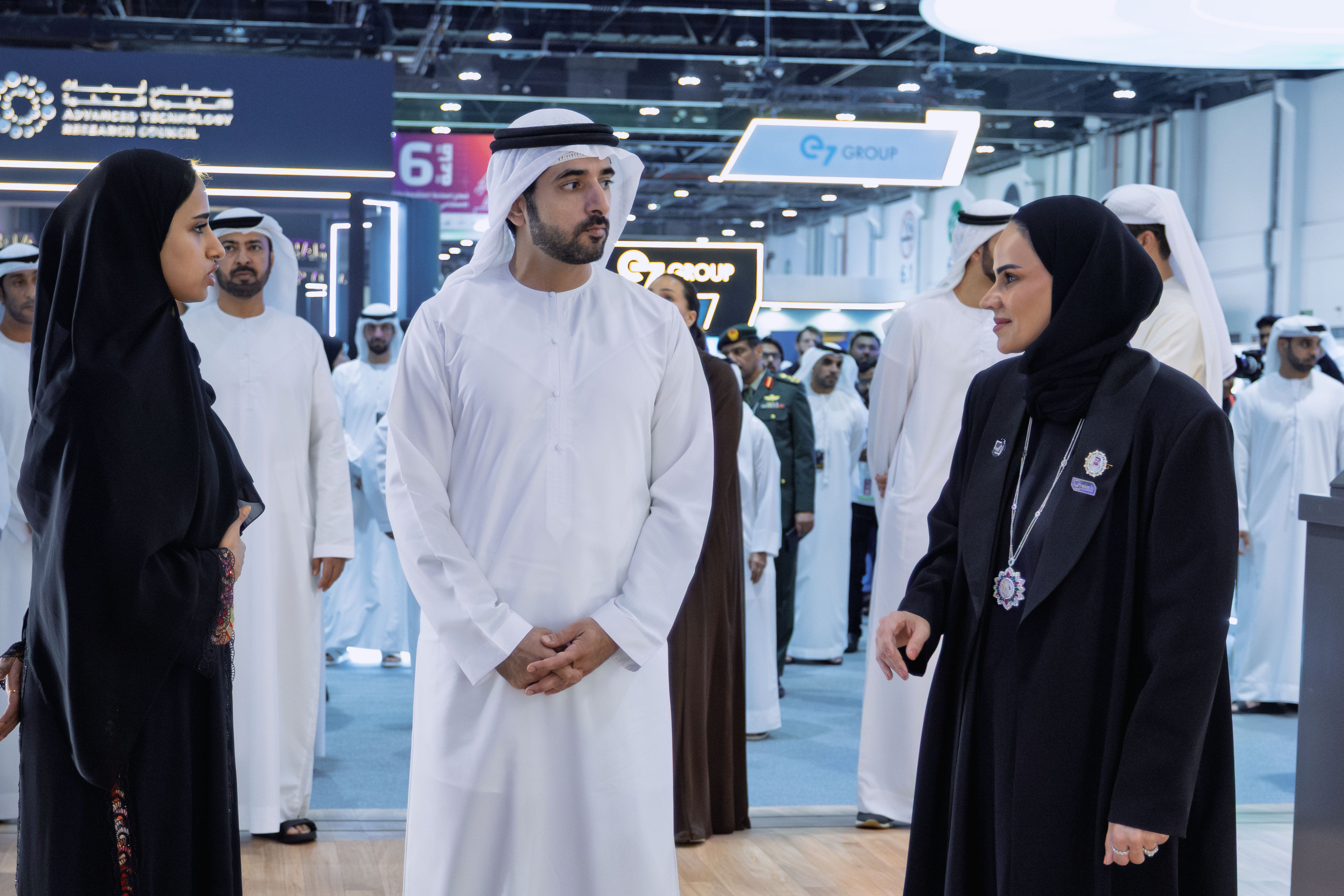 Hamdan bin Mohammed visits ‘Make it in The Emirates 2025’ in Abu Dhabi