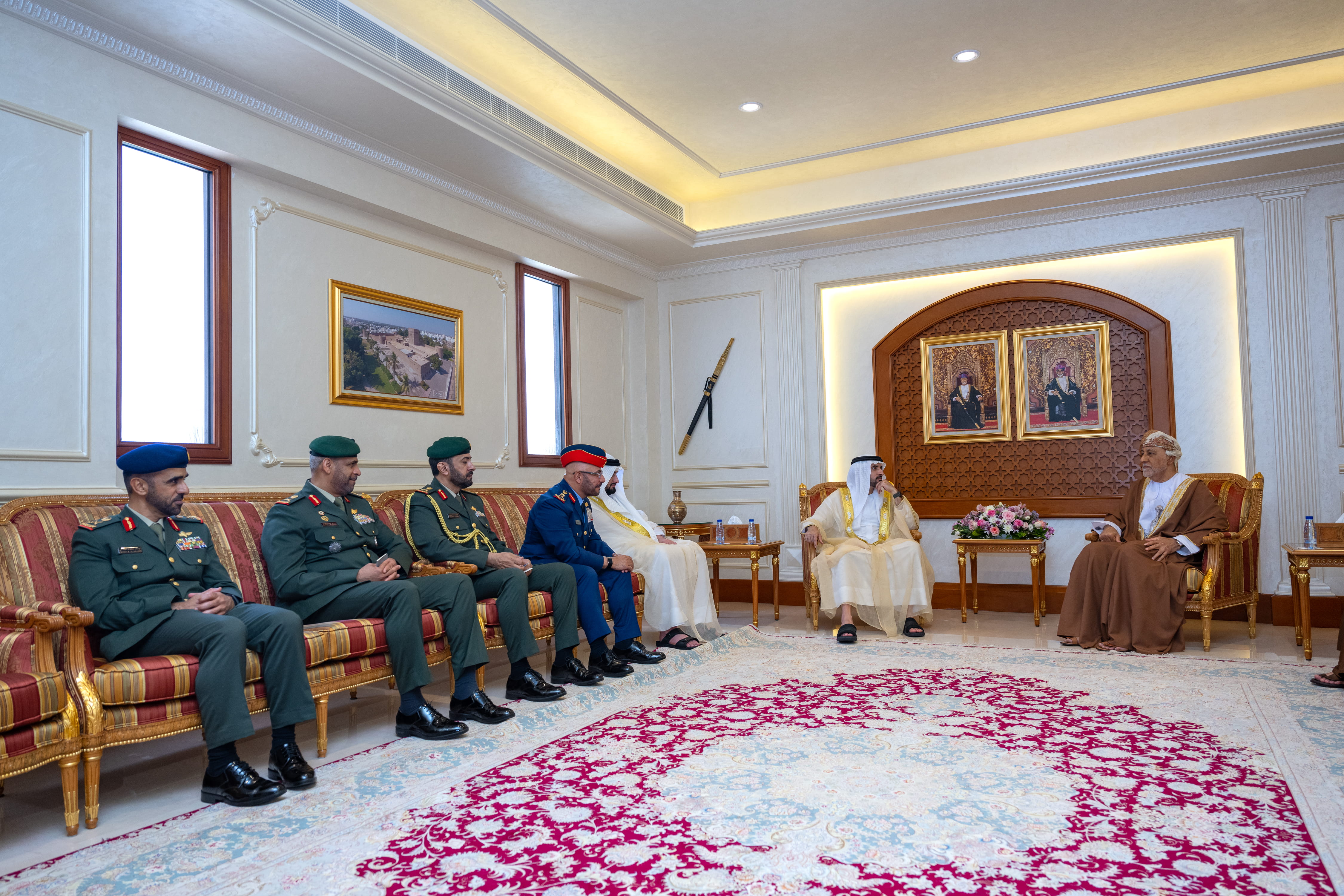 Hamdan bin Mohammed meets with Oman’s Deputy Prime Minister for Defence ...