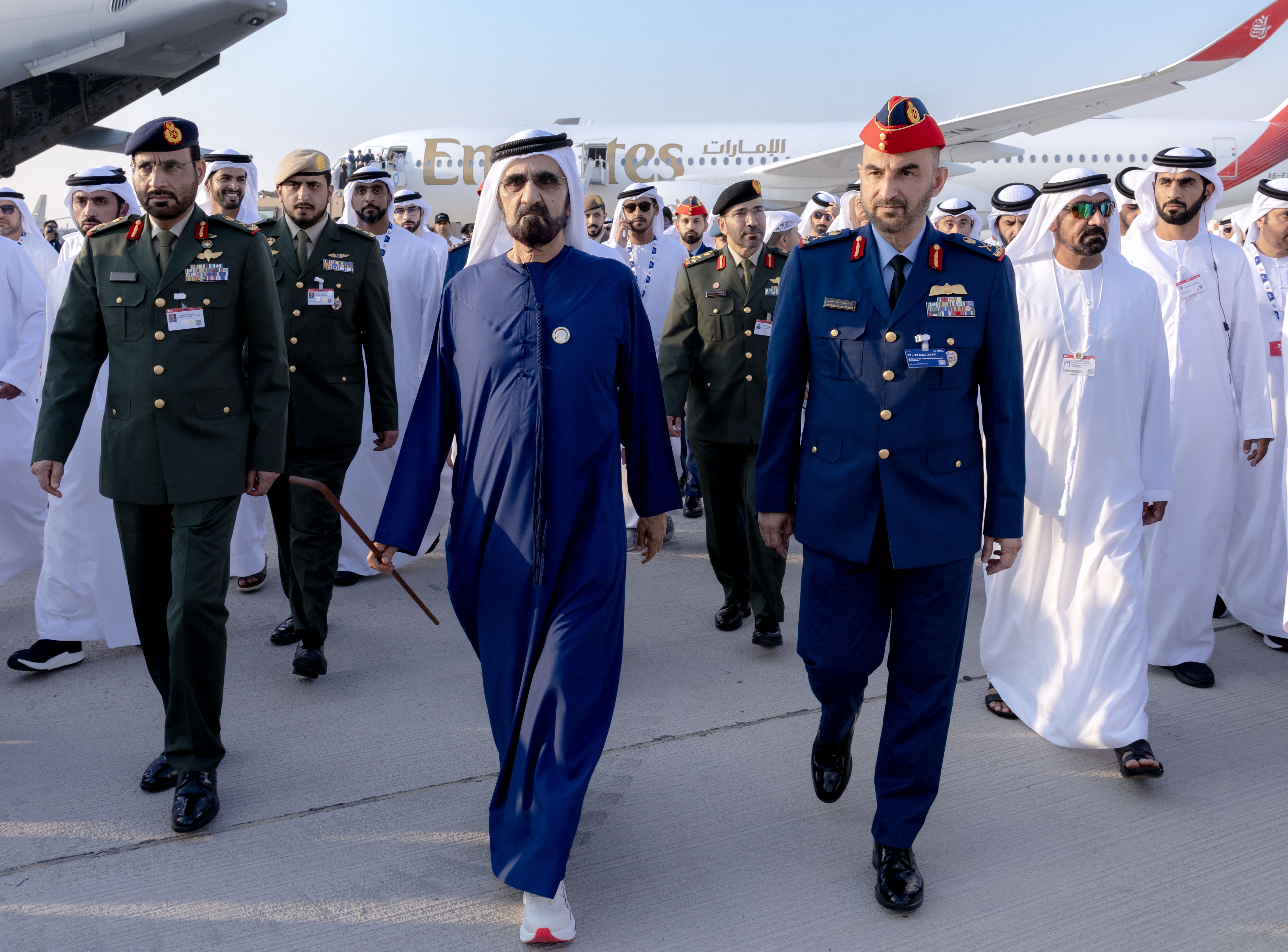 Mohammed bin Rashid visits Dubai Airshow 2025
